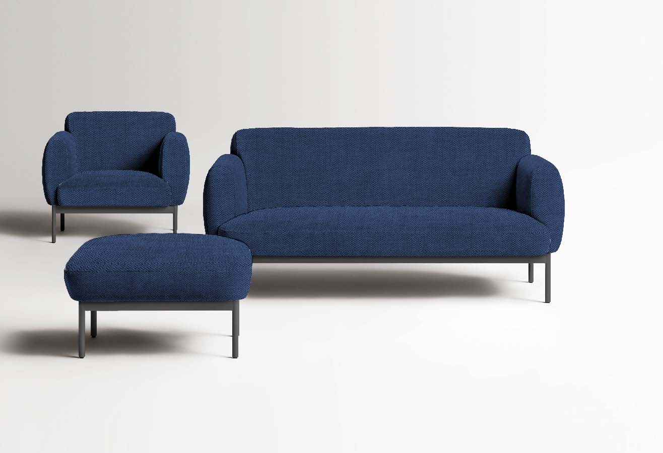 Buy From Best Quality Blue Texture Print Upholstery Fabric Online At ...